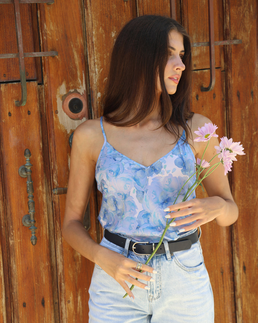 Cecilia Floral Print Cami Top – FLORA by Alexandria